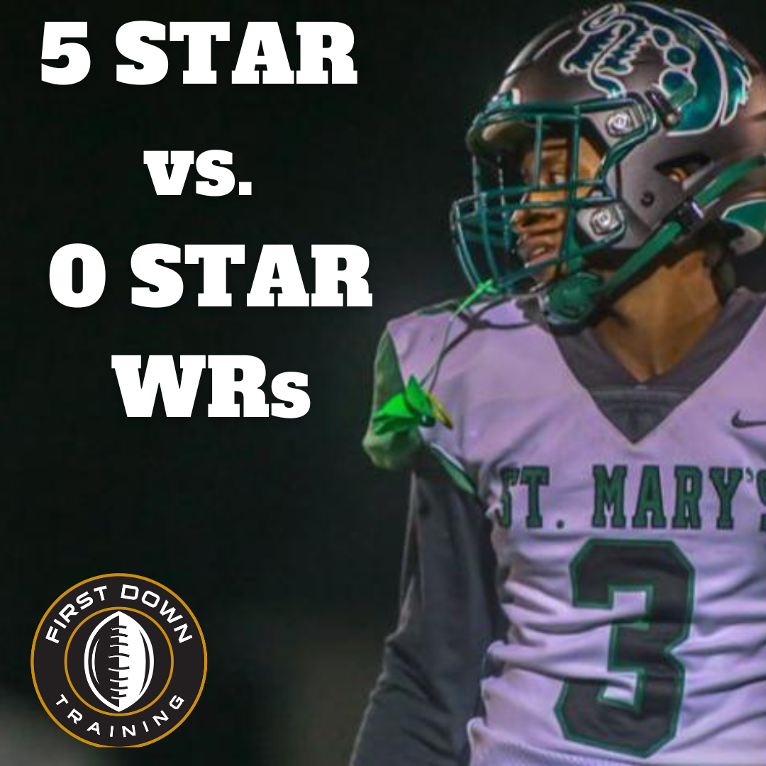 5 Star vs. 0 Star WRs…
