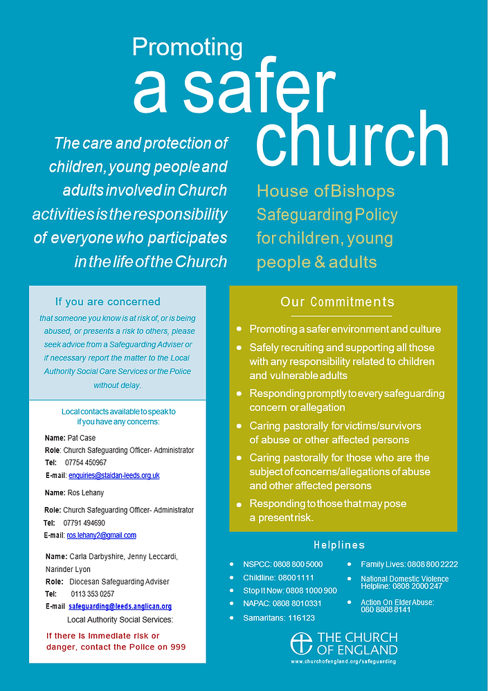 SAFEGUARDING | staidanleeds