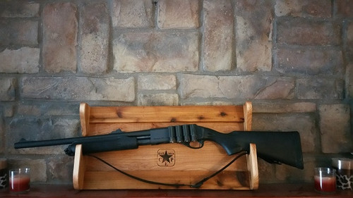 4 Rifle / Shotgun Rack (Wood Options Available) | customfirearmproduct