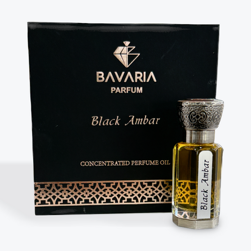BLACK AMBAR CONCENTRATED PERFUME OIL 12 ML BY BAVARIA | Dubai Aroma Nz