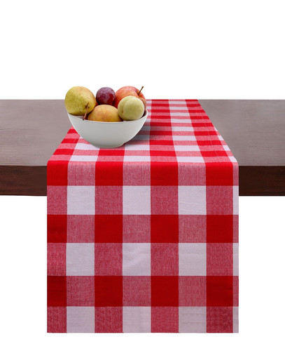Gingham Check Table Runners Set of 2 | Cotton Clinic