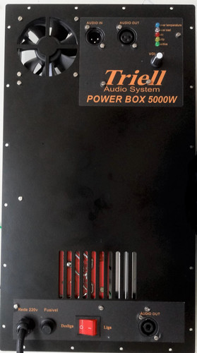 Amplificador Ativar Caixa Power Box 5000w Inbox 1 Ohms | Triell