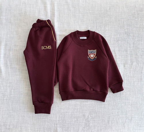 Conjunto Jogging Bordo SCMS | PETER'S Uniformes