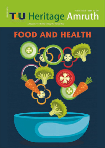 Amruth Magazine - Oct 2020 | Heritage Amruth