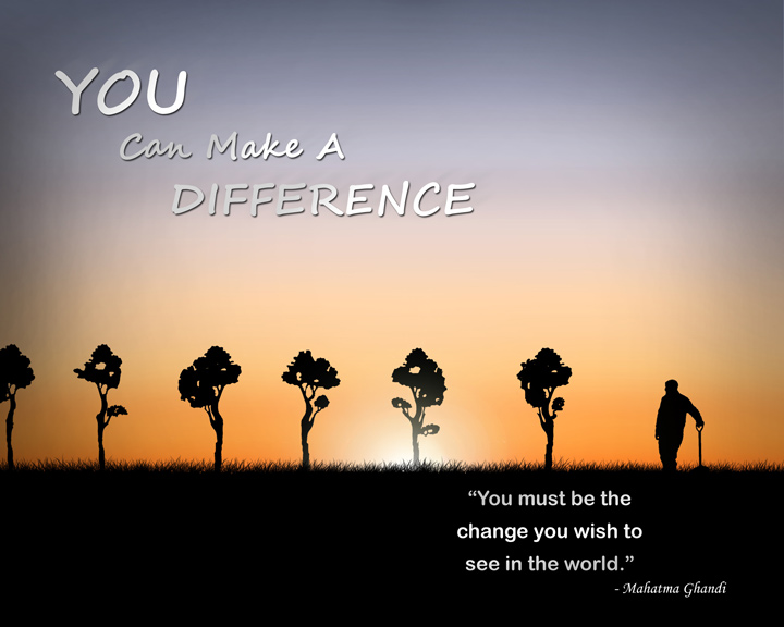 You Can Make A Difference Poster Contest