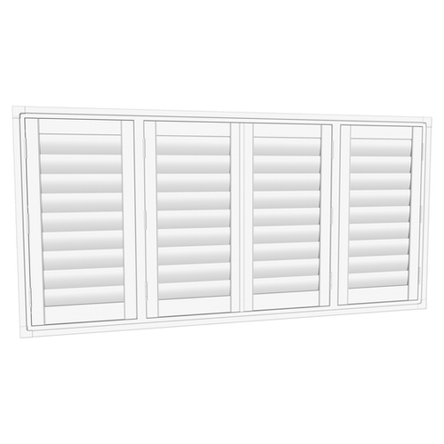 EasyAs 1810mmx900mm Adjustable Plantation Shutters | Salt Breeze