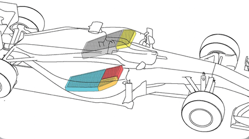 Formula 1 car radiator | Castaway Vintage