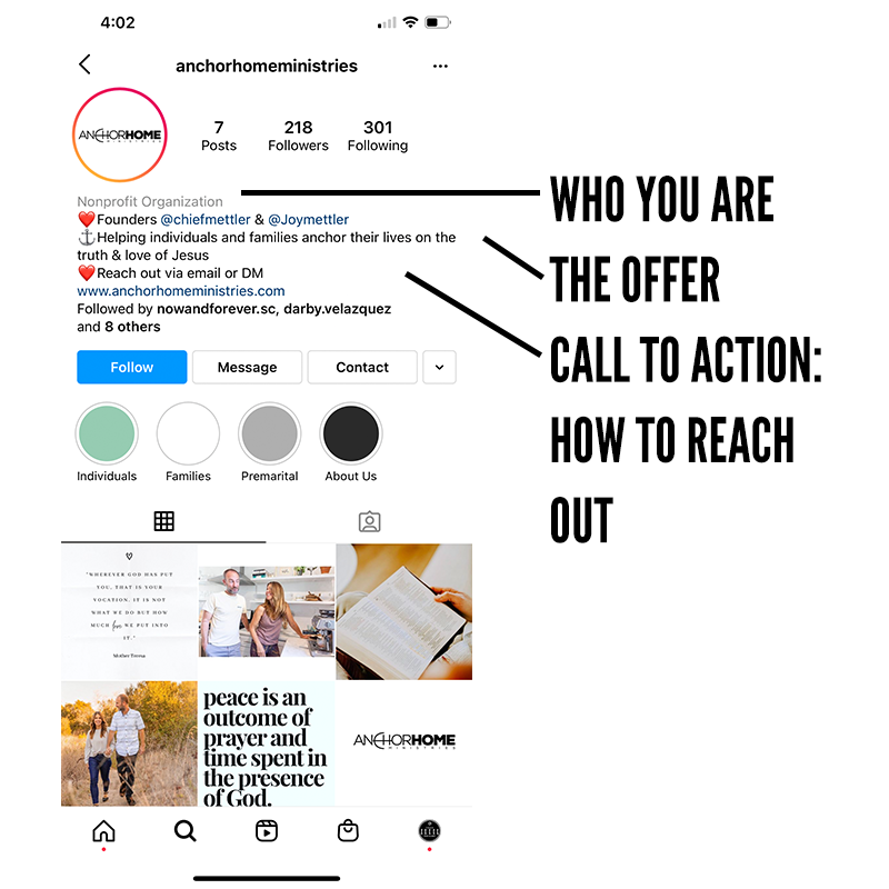 Update your Instagram Bio