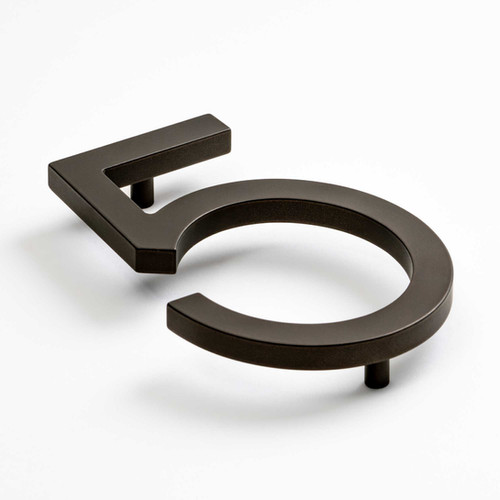 Espresso Bronze House Numbers | Ferosa Metal Address Numbers