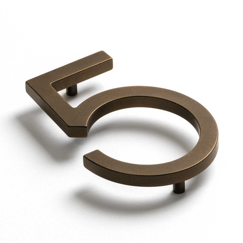 Dark Bronze House Numbers | Ferosa Metal Address Numbers