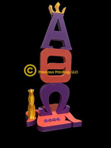 ATO Greek Letter and Statue | coessiescreations