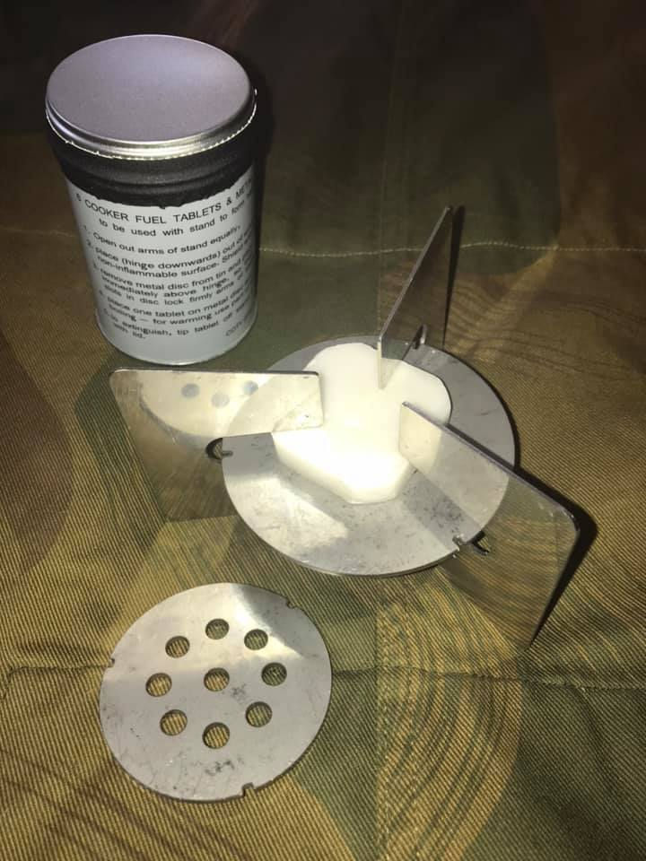 British Personal Hexamine Stove, Tommy Cooker, Fuel and 24 Hour ...