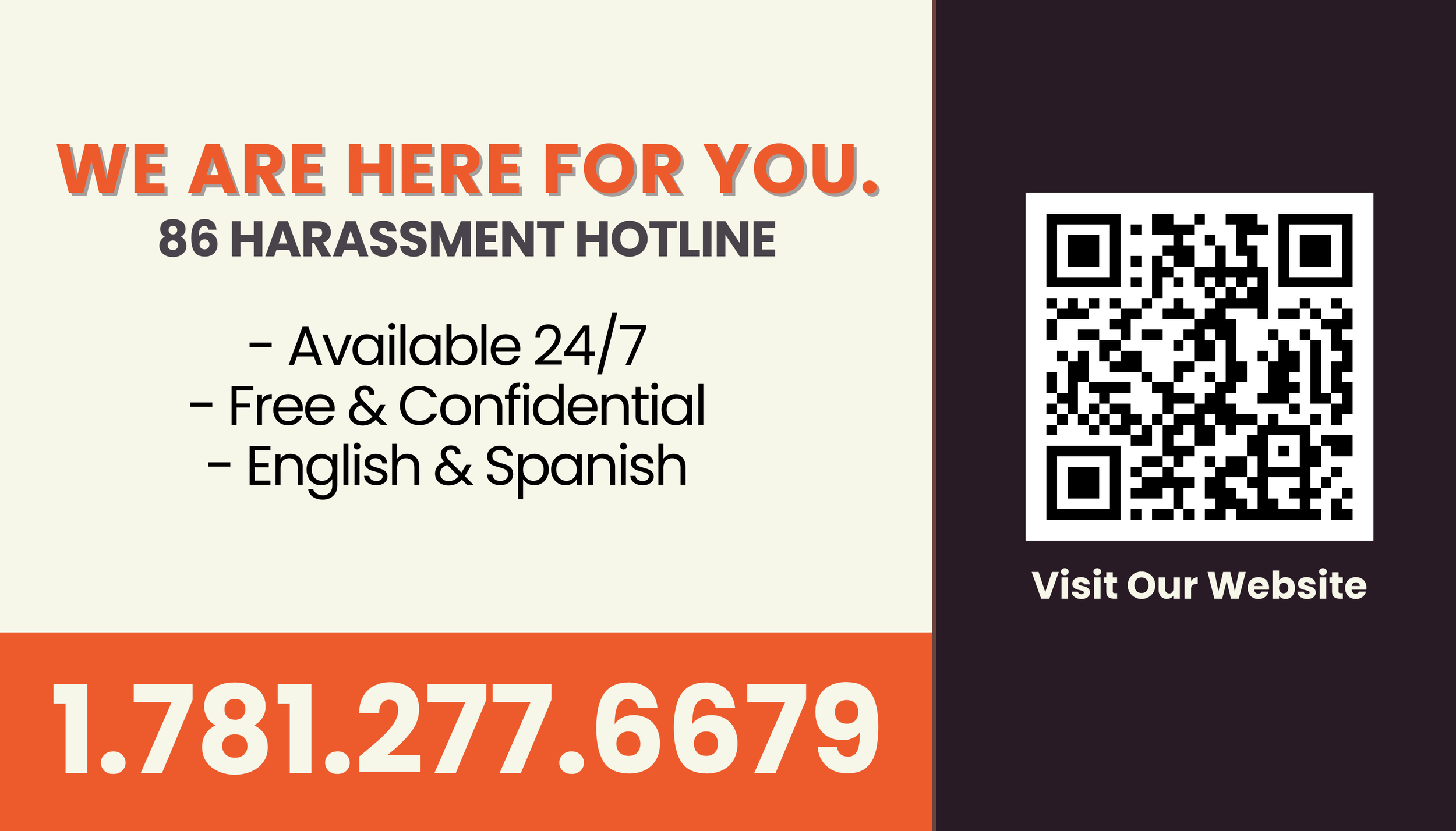 Hotline | 86 Harassment