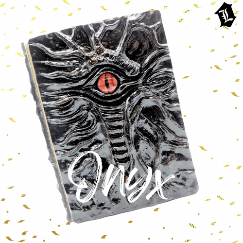 Onyx Embossed Dragon Journal | ONE LINK AT A TIME