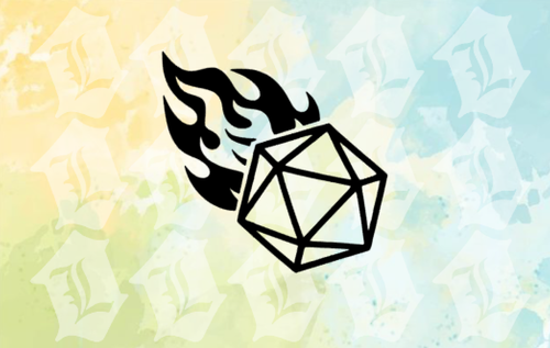 Flaming D20 Car Decal Sticker | ONE LINK AT A TIME