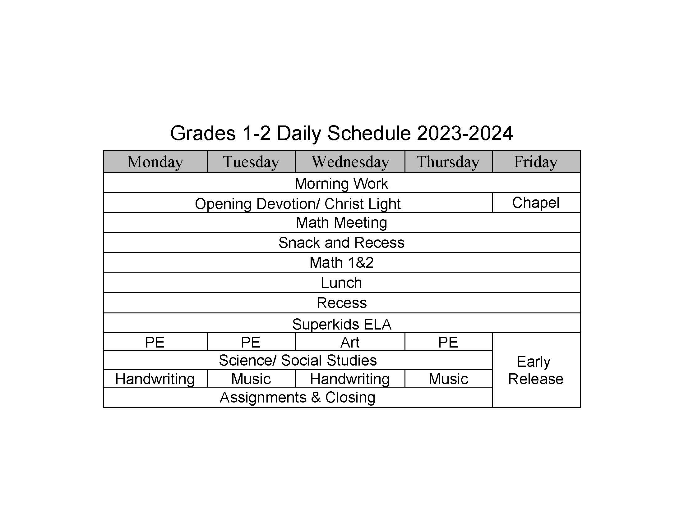 Second Grade | EL School