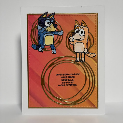 Bluey Card | Glimmer and Glue