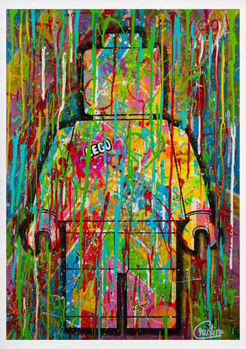 Lego Minifigure abstract - Giclée Limited Edition Prints | Cristina PopArt