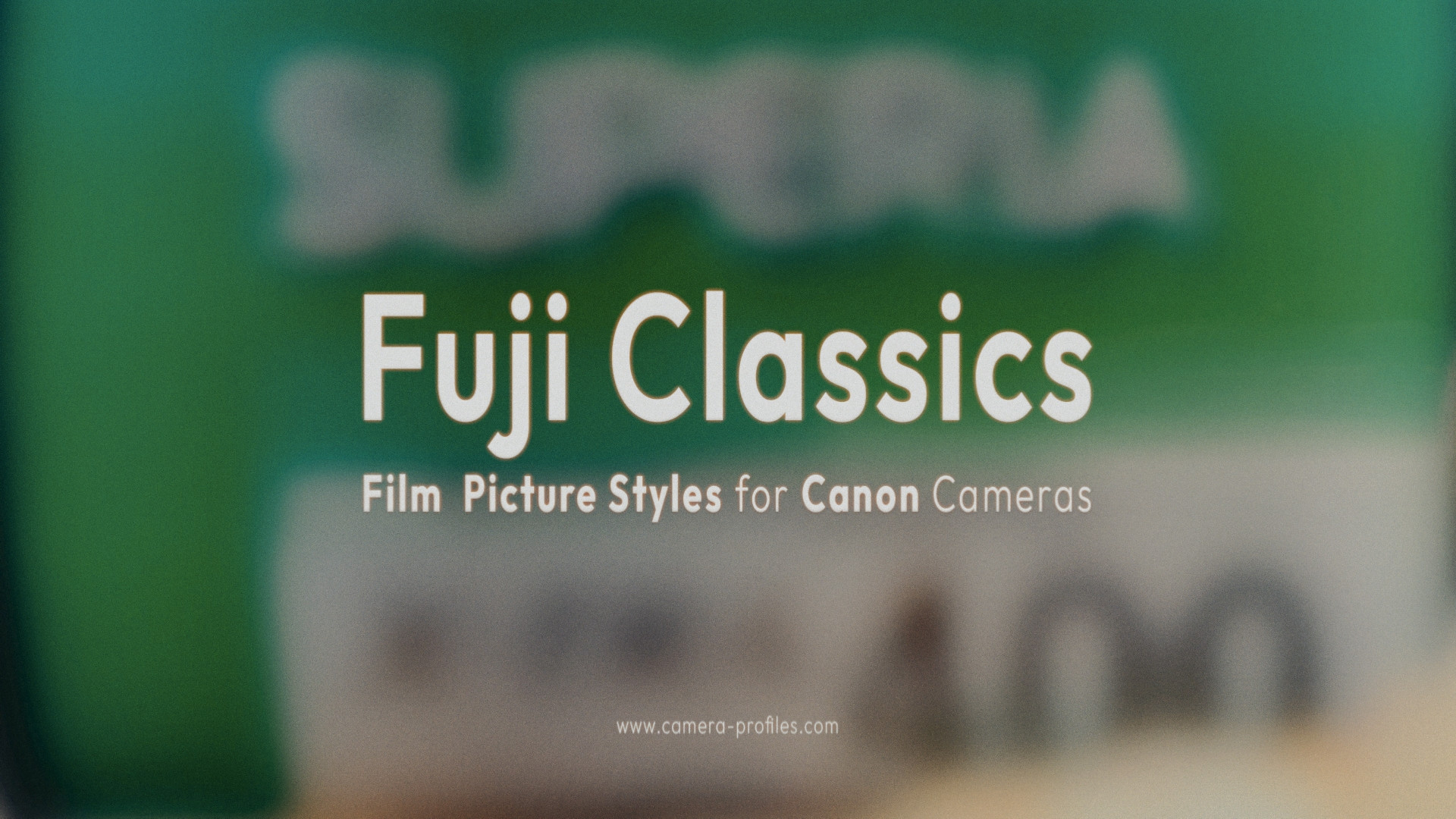 Fuji Inspired Picture Styles | Film Simulation for Canon cameras