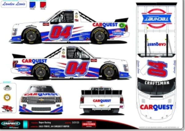 LANDEN LEWIS | NASCAR TRUCKS ROPER RACING