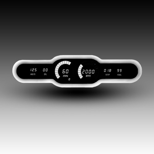 6 Gauge Bar Sweep Digital Universal Panel DP10004 | intellitronix