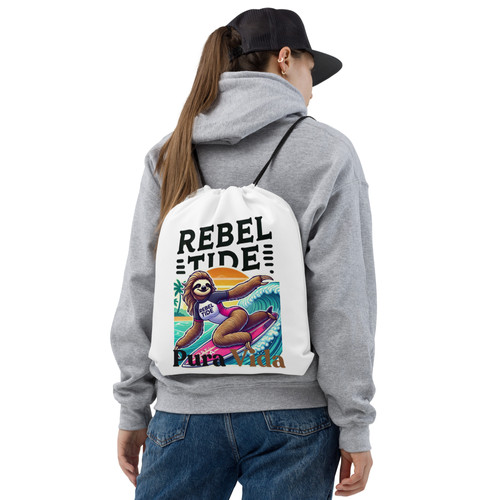 REBEL TIDE Drawstring Bag – Adventure-Ready, Effortlessly Bold - Luna ...