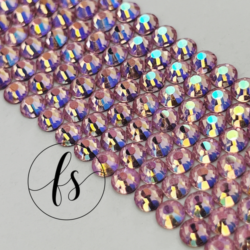 LIGHT ROSE AB GLASS RHINESTONES | FS SUPPLY SHOP