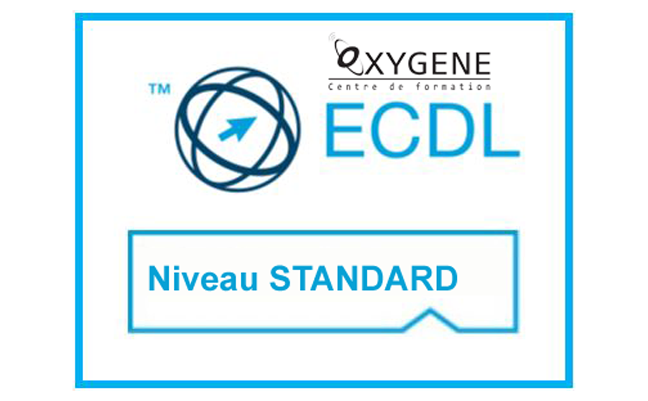 ICDL ECDL standard Certificat international formation accélérée ...