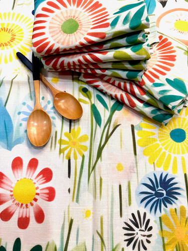 GERBERA Pure Organic Linen Tea Towel | Nord Haus Shop | Australia