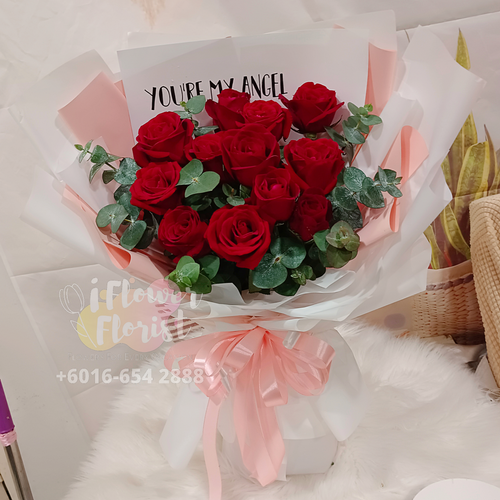 FF82002 FRESH FLOWEWR BOUQUET | i Flower Florist