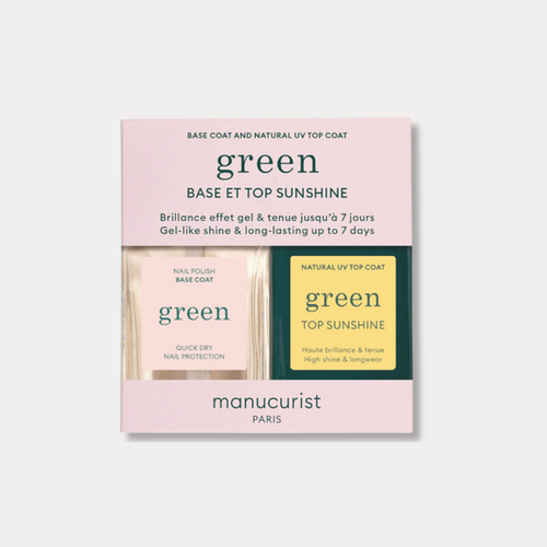Manucurist Green™ Natural Base Coat + Top Coat Sunshine Set 2x15ml ...