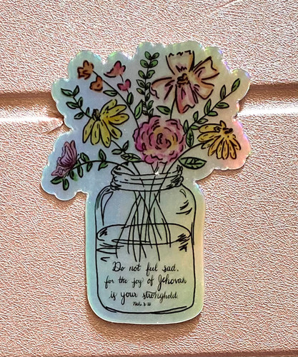 Holographic Joy Sticker | Mod.Posh