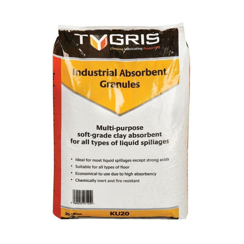 Tygris KU20 Oil Sorbent Granules | Chemical Supplies UK
