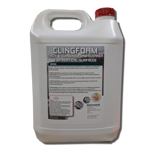 CLINGFOAM - High Foaming Alkaline Cleaner | Bonnymans