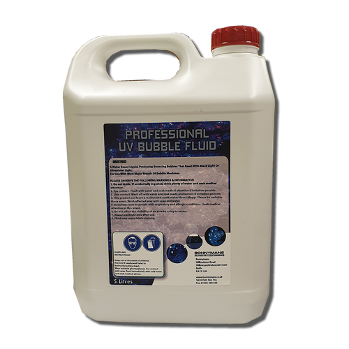 UV Bubble Fluid - Liquid for Bubble Machines | Bonnymans