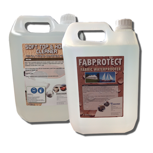 Soft Top Fabric Hood Canvas Convertible Cleaner and Waterproofer - 5 ...