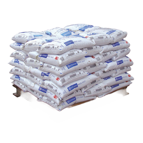 Pallet - Pure White Rock Salt - 40 x 25kg Bags | Bonnymans