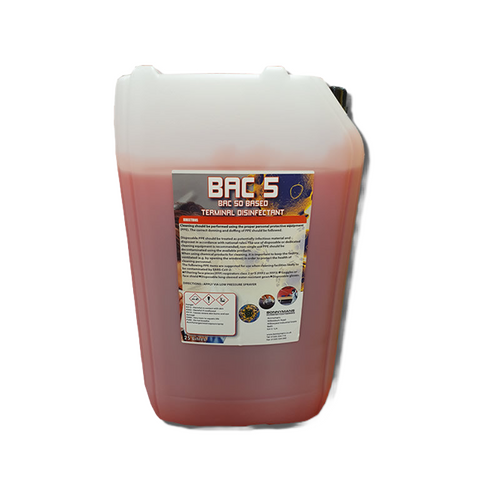 BAC BASED DISINFECTANT ( APPROVED FOR BS EN 1276 & 13697) | Bonnymans