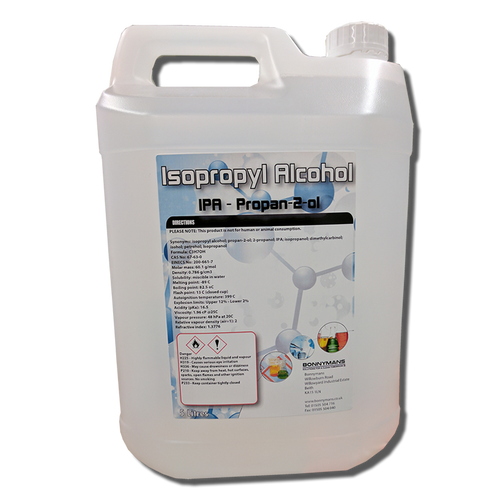 Isopropyl Alcohol | IPA | Isopropanol | Rubbing Alcohol 99.9% | Bonnymans