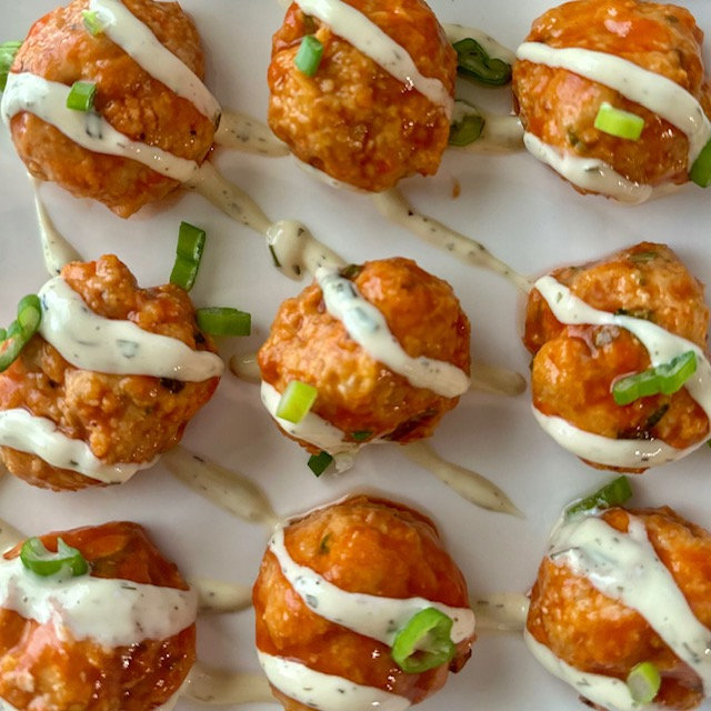 Buffalo Chicken Meatballs