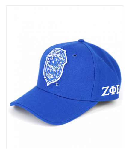 Zeta Crest Blue hat | DAP Greek Warehouse