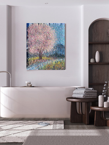 White tree (White tree bolossom is like love) by Nadine Antoniuk ...