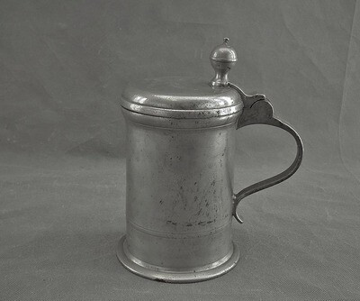 Antique Early 19th Century German Pewter Beer Tankard Stein | 101antiques
