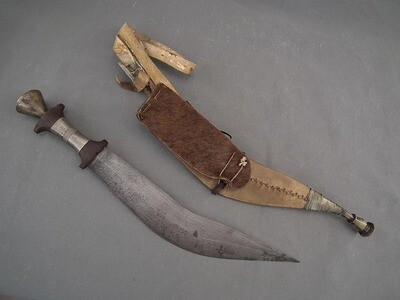 Antique 19th Century Islamic Ethiopian Somali Gile Short Sword Dagger ...