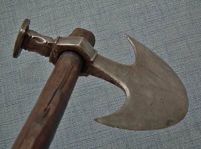 Antique 17th century Turkish Ottoman War Axe Islamic Osmanli Teber ...