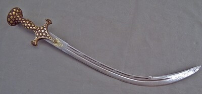 Important Antique Islamic Indian Royal Sword Talwar Tulwar of the King ...