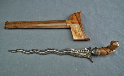 Antique Indonesian Malaysian Malay Sword Dagger Kris Keris | 101antiques