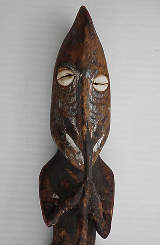 Tribal Oceanic Papua-New Guinea Sepik River Lime Container Spirit ...