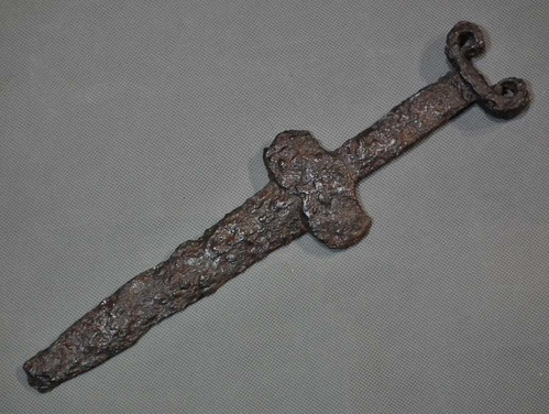 Ancient 6th - 5th century B.C. Scythian Short Sword Dagger Akinakes ...