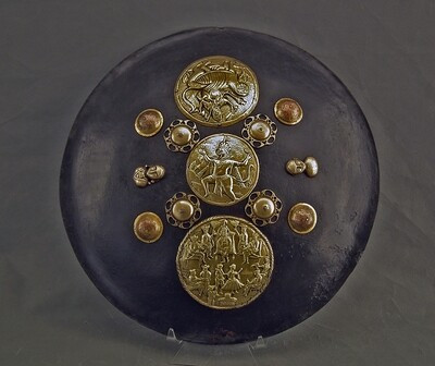 Antique 18th Century Mughal India lacquered Indo - Persian Indian ...